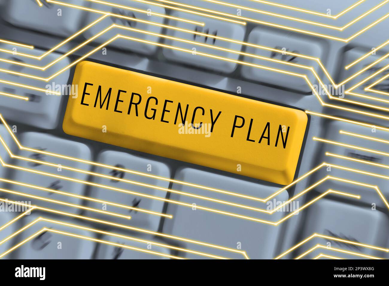 Conceptual display Emergency Plan. Conceptual photo Procedures for ...
