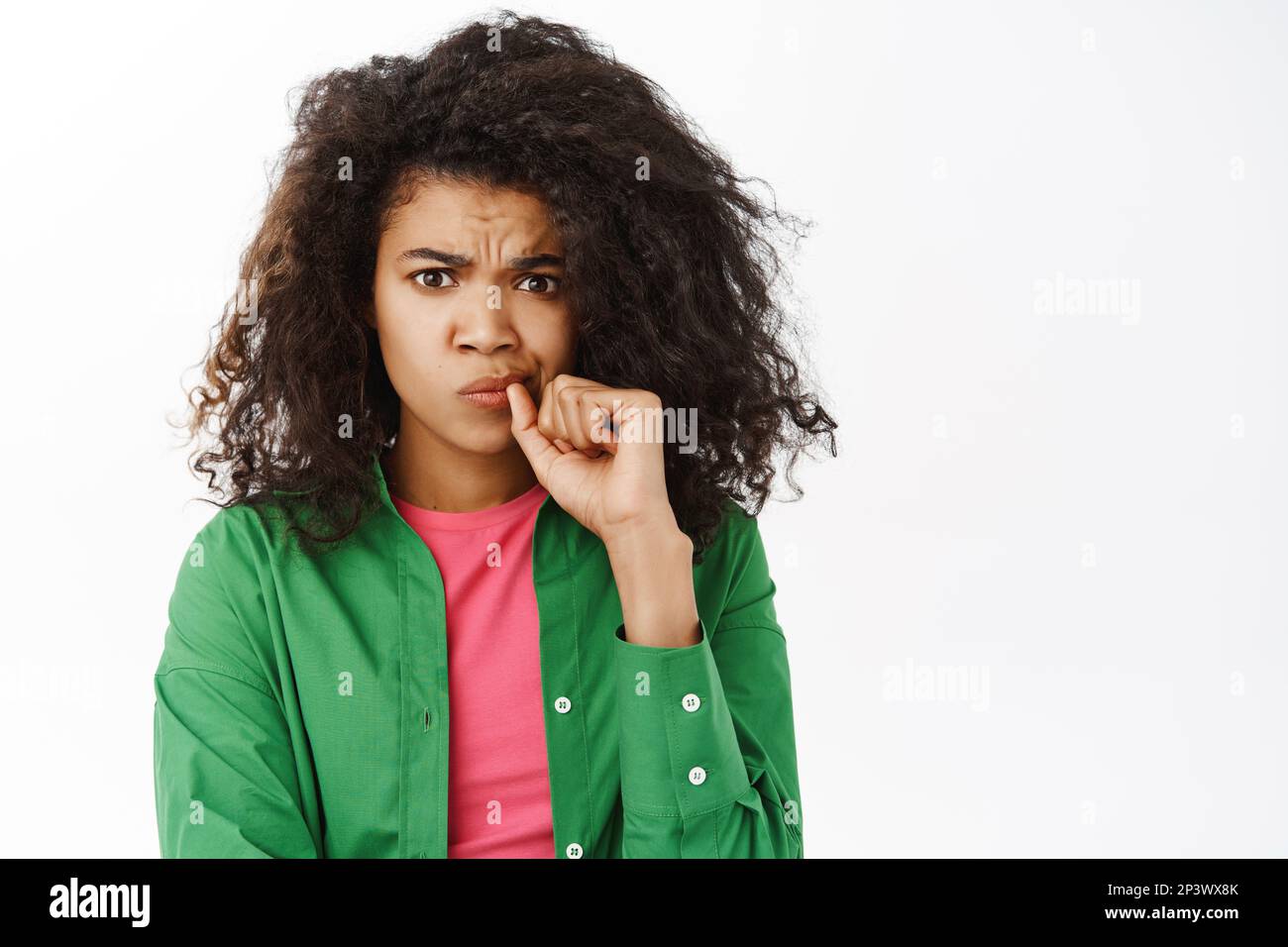 Concerned Young Woman