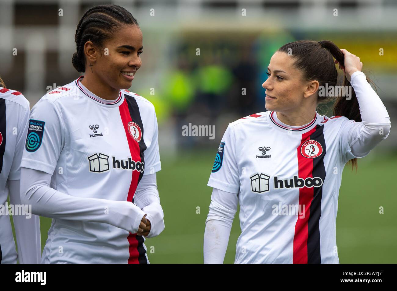 5 March 2023. Ffion Morgan, Shania Hayles. Barlcays Women's ...