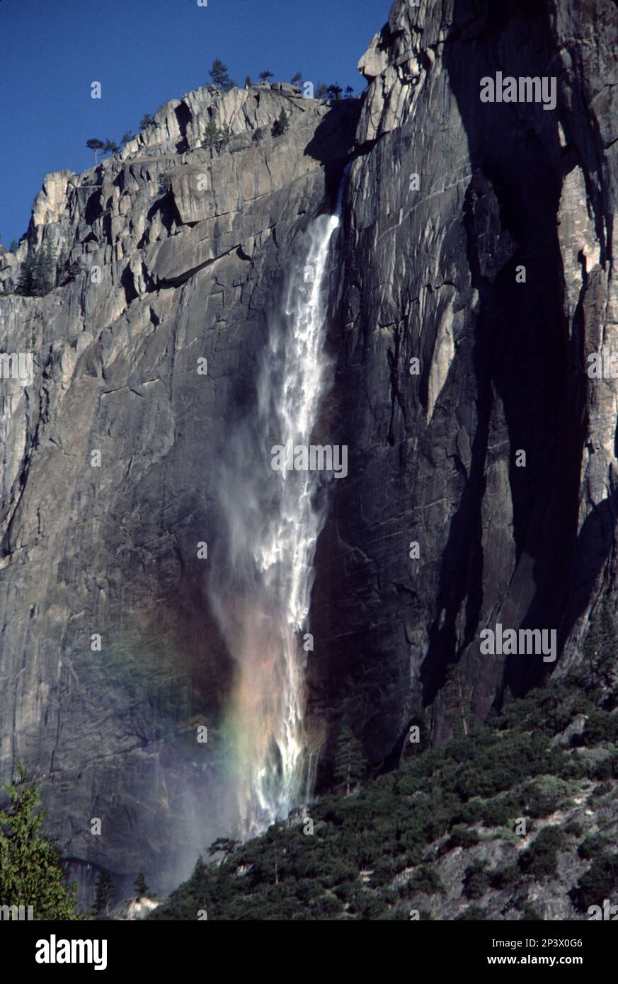 Yosemite National Park. CA. USA 1984. Yosemite Upper, Middle and Lower ...