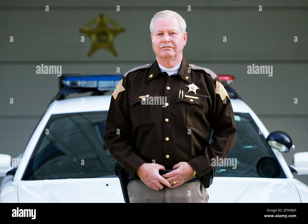 Floyd County Sheriff Darrell Mills is pictured in downtown New Albany ...