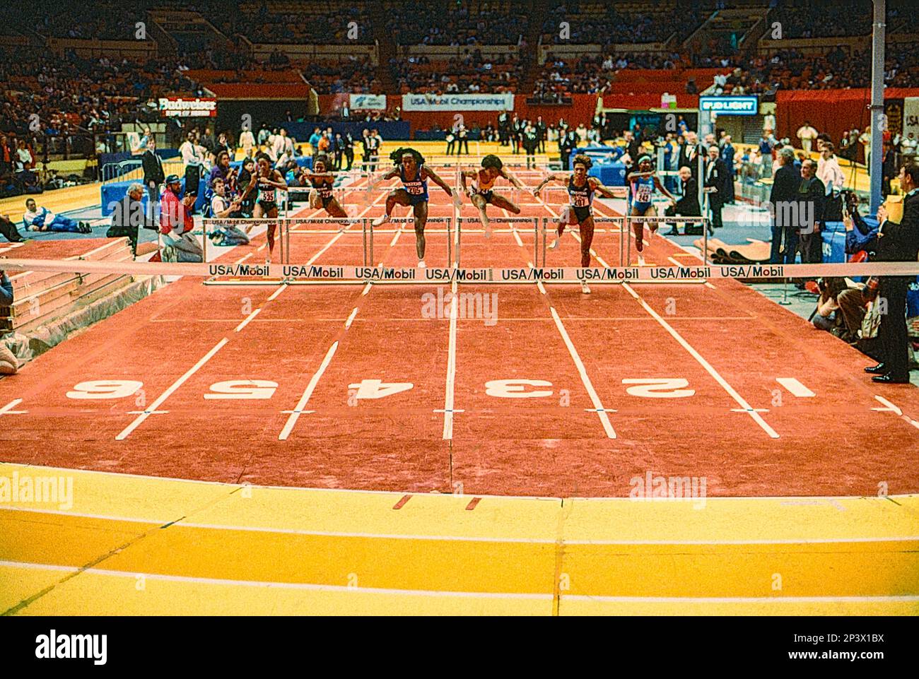 Jackie Joyner-Kersee at the 1989 USA Indoor Track and Field ...