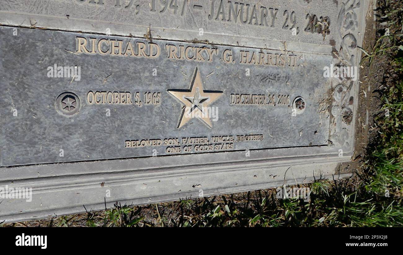 Long Beach, California, USA 2nd March 2023 Actor Ricky Harris Grave in ...