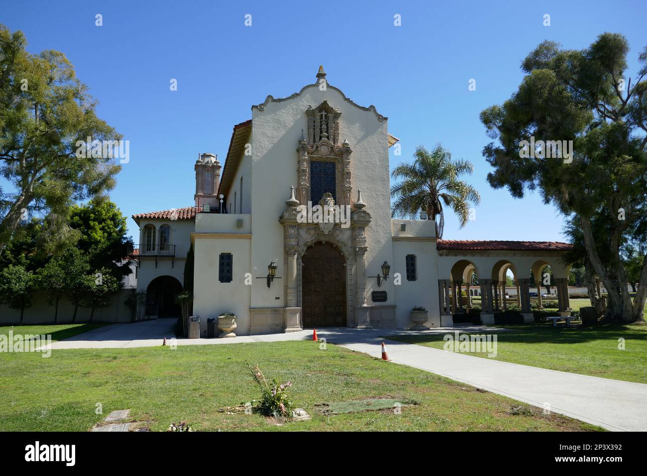 Long Beach, California, USA 2nd March 2023 Forest Lawn Long Beach ...