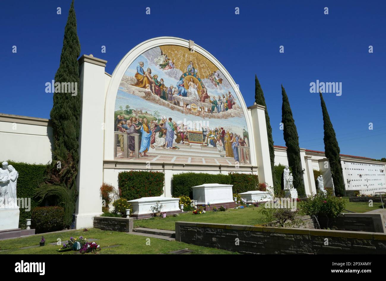 Long Beach, California, USA 2nd March 2023 Forest Lawn Long Beach ...