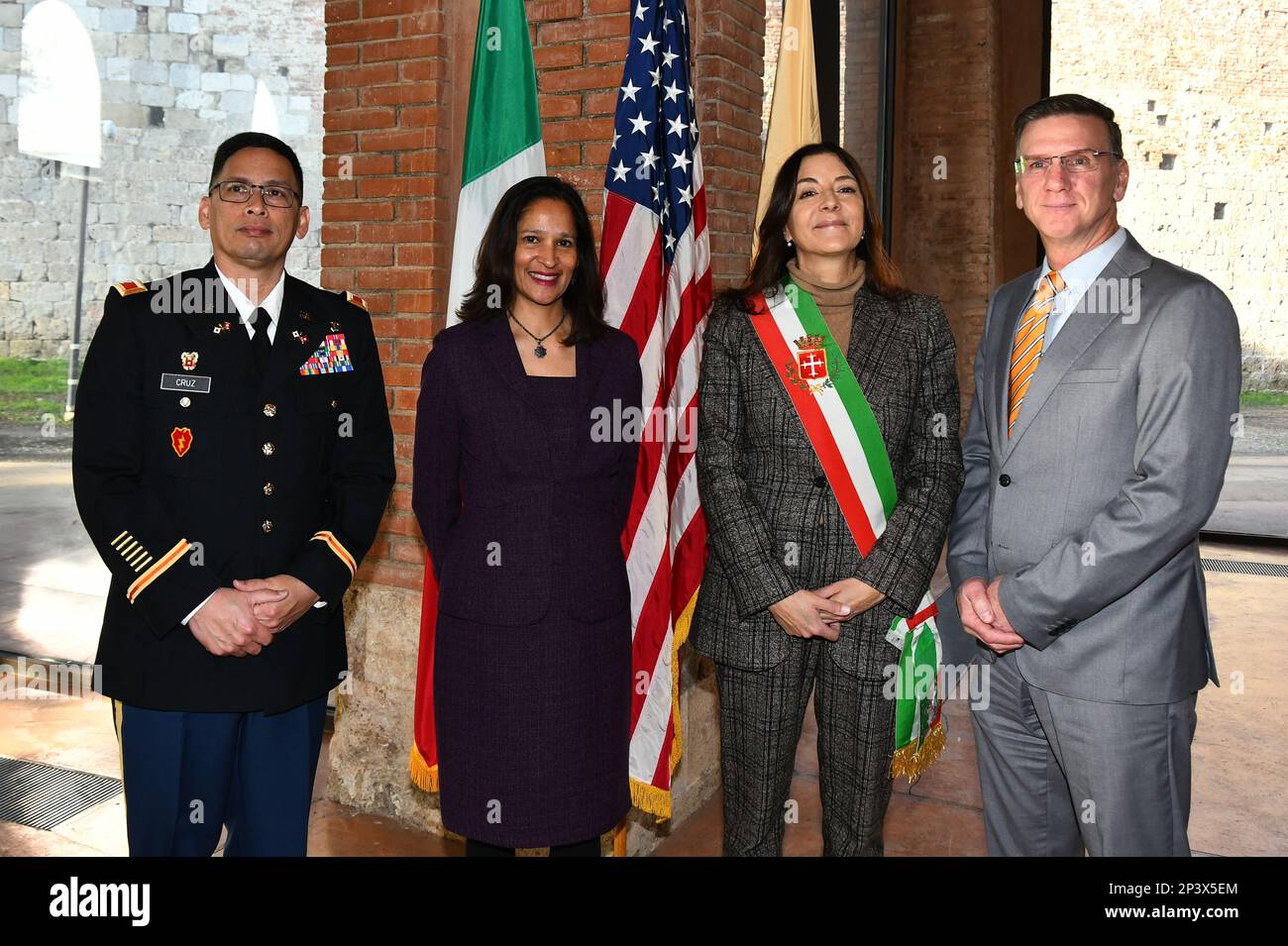 From Left, Col. Frankie Cruz, 414th Contracting Support Brigade ...