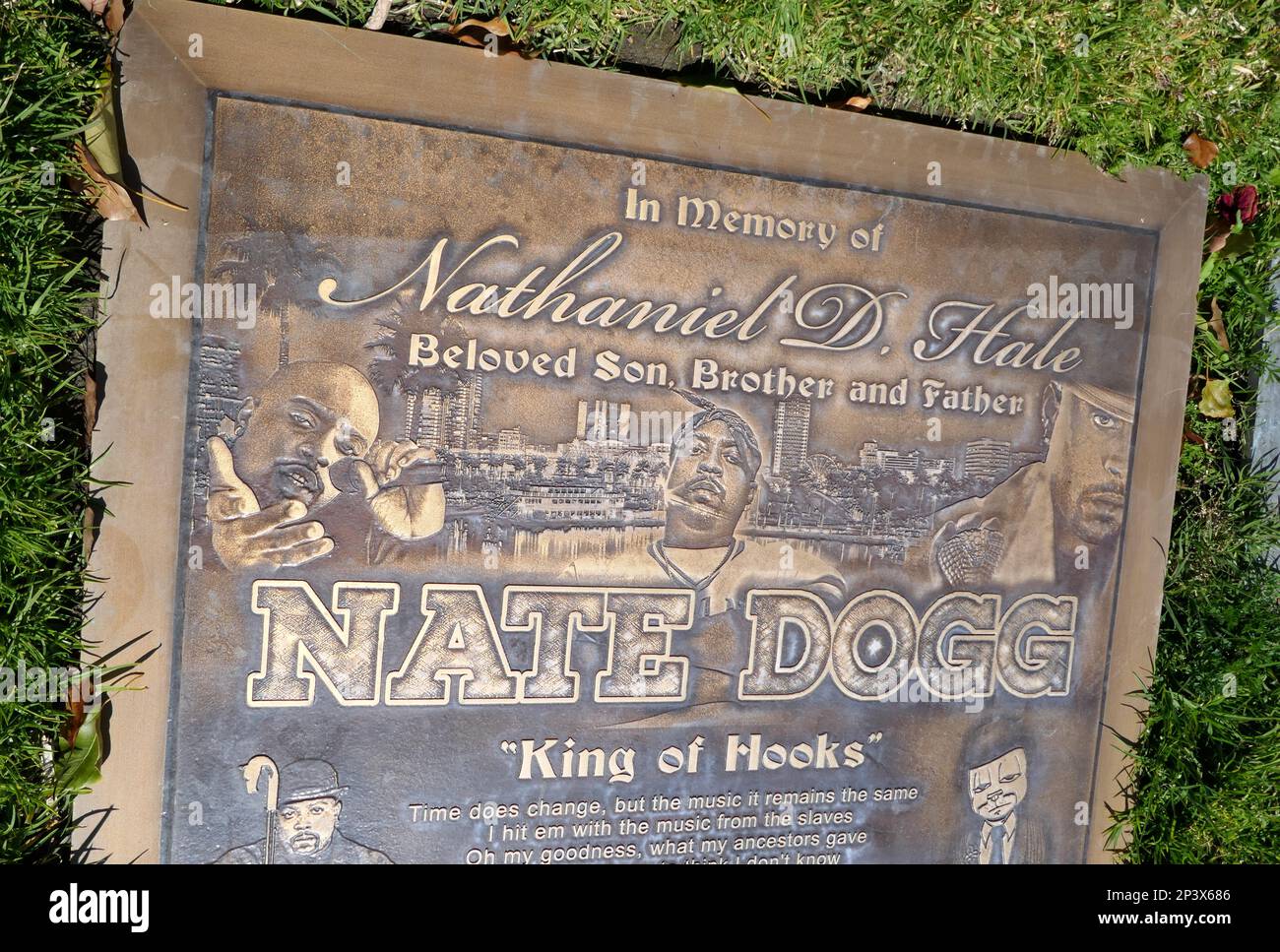 Long Beach, California, USA 2nd March 2023 Rapper Nate Dogg's Grave in ...