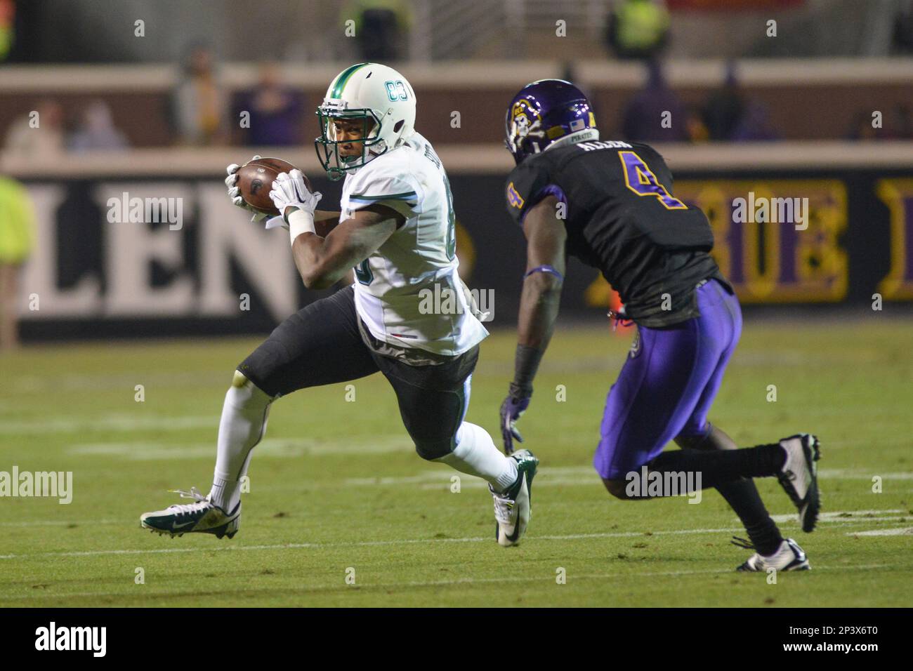 22 Nov 2014 Wide receiver Justyn Shackleford (80) of the Tulane Green ...