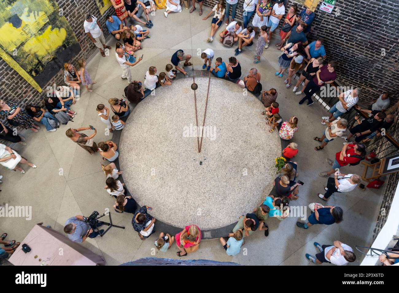 Science presentation Foucault pendulum for families in former Belfry ...