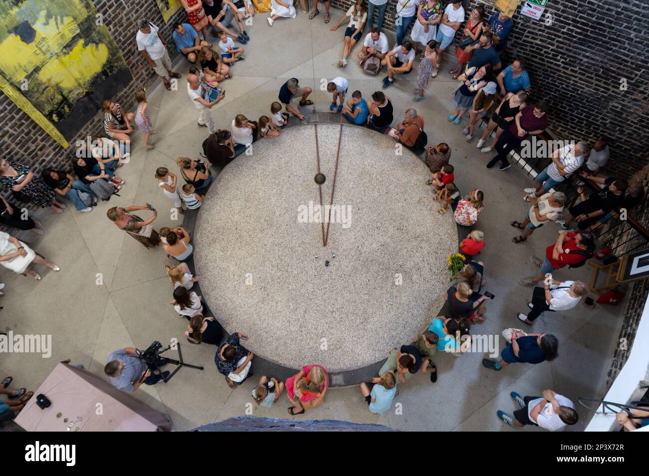 Science presentation Foucault pendulum for families in former Belfry ...