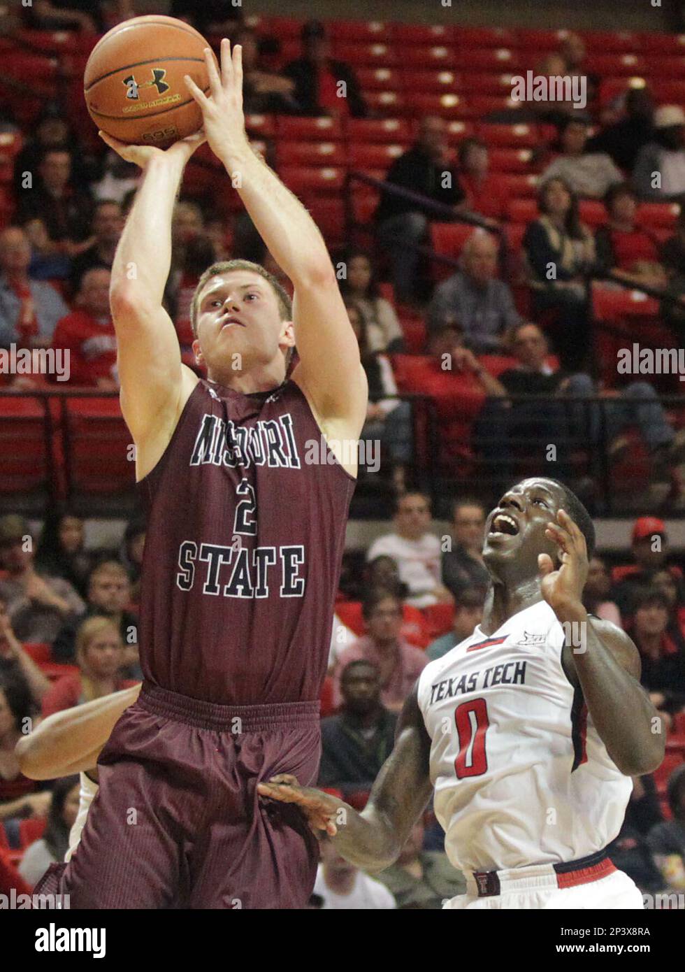 Missouri State’s Austin Ruder scores over Texas Tech's Devaugntah ...