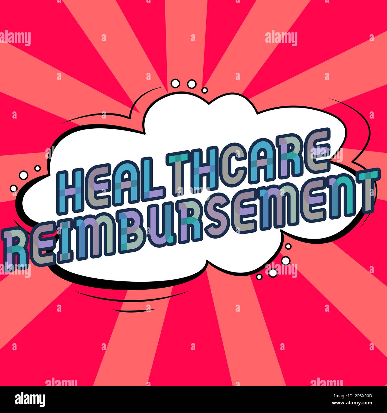 Hand writing sign Healthcare Reimbursement. Business idea paid by ...