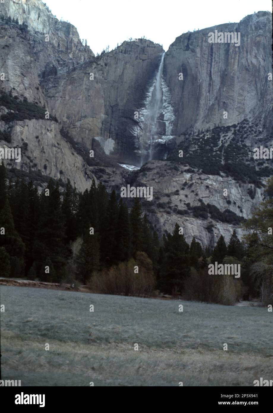 Yosemite National Park. CA. USA 1984. Yosemite Upper, Middle and Lower ...