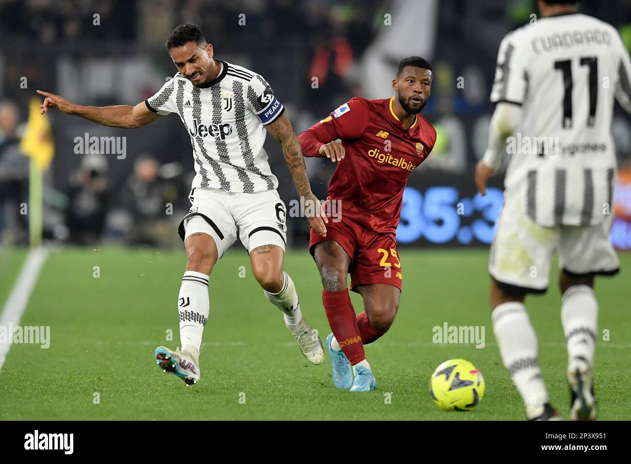 Roma, Italy. 05th Mar, 2023. Danilo Luiz Da Silva of Juventus FC and ...