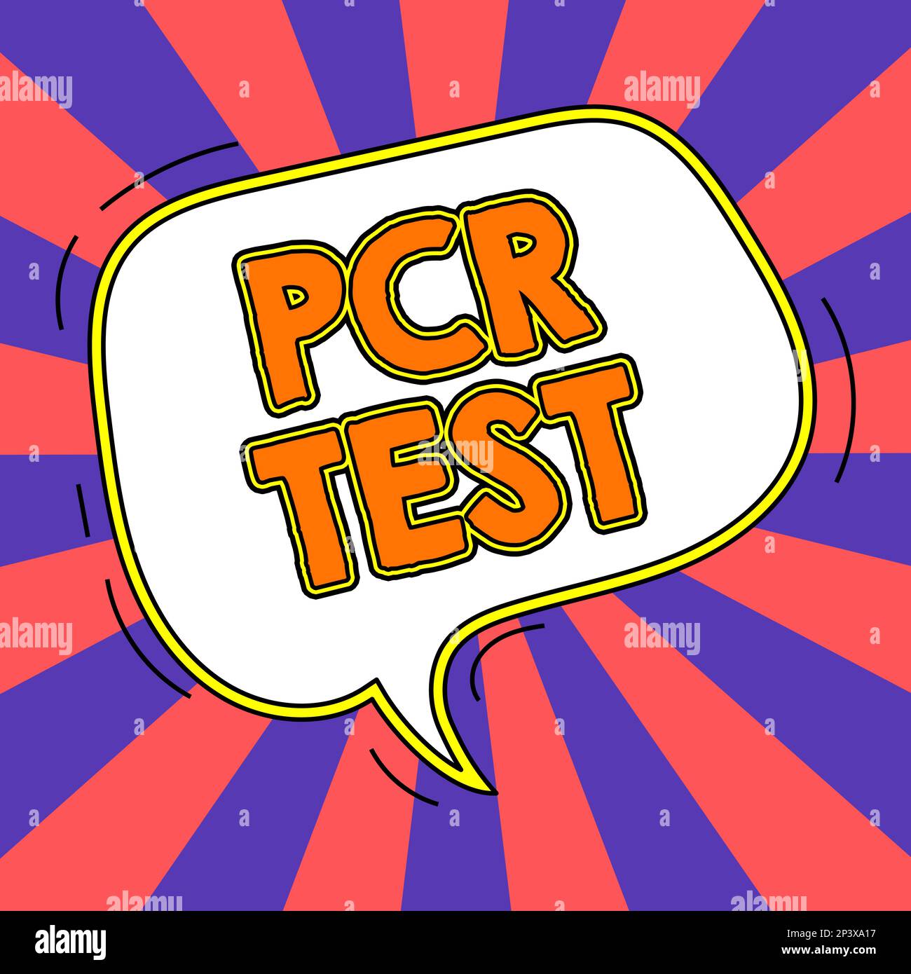 Text sign showing Pcr Test. Business approach qualitative detection of ...