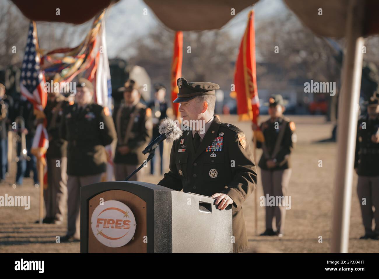 Commandant of the Field Artillery, Brig. Gen. Shane P. Morgan ...