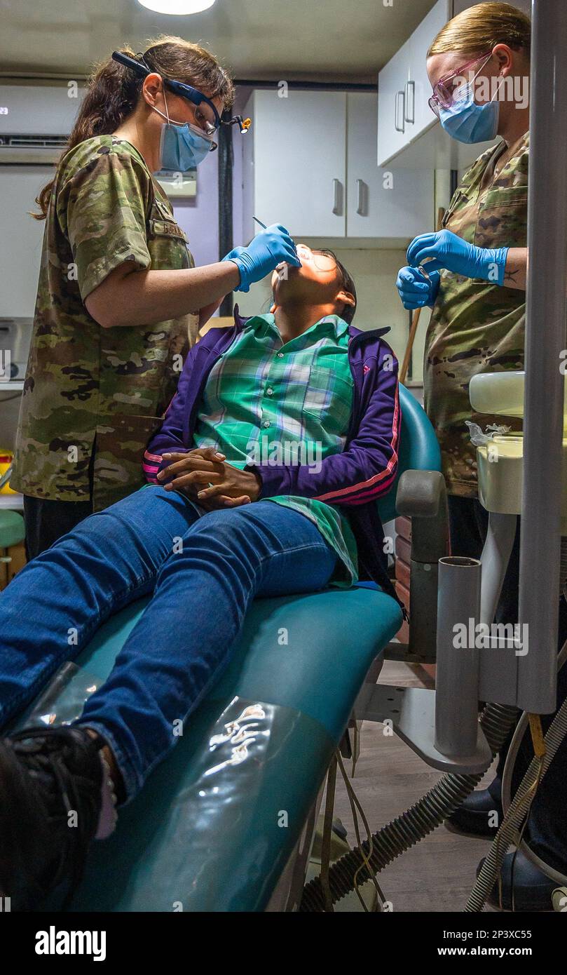 PARAMARIBO - U.S. Air Force Lt. Col. Susan Gjekaj, Air Expeditionary ...
