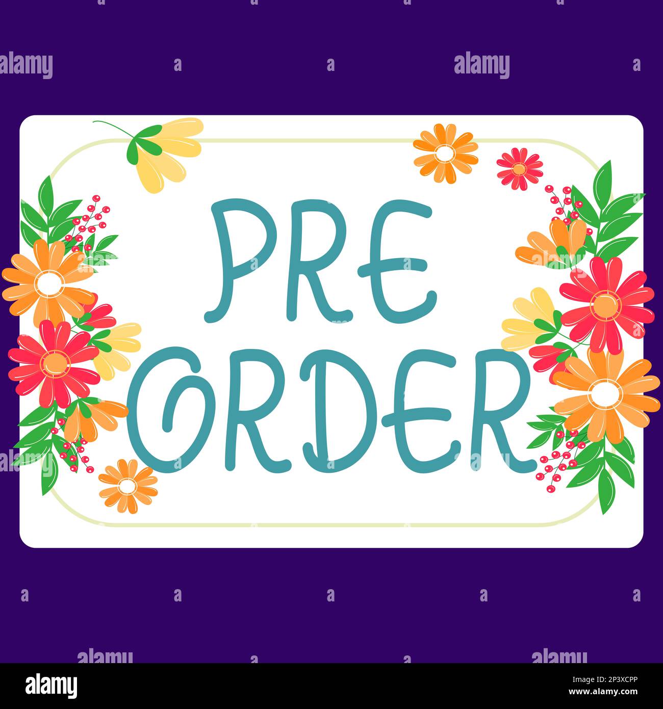 Sign displaying Pre Order. Business overview an order for a product ...