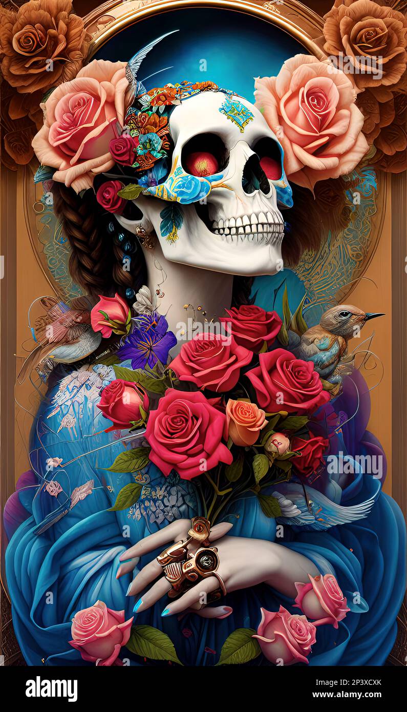 Design of the day of the dead hi-res stock photography and images - Alamy