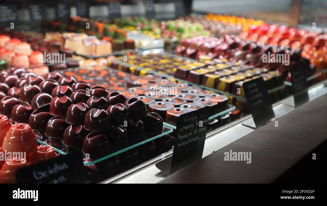 beauty of pralines Stock Photo - Alamy