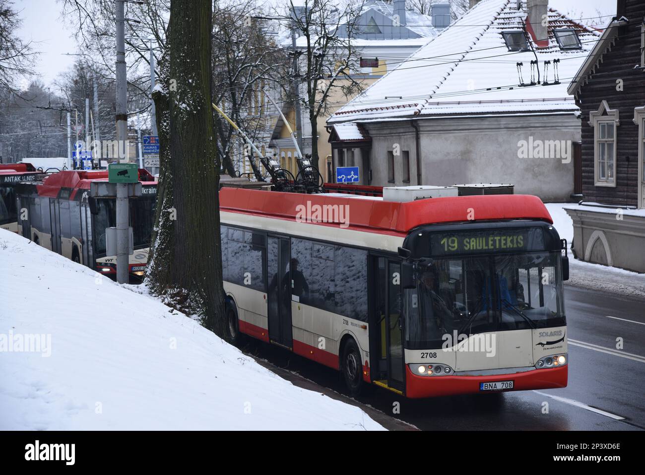 Solaris Trollino trolleybus Stock Photo - Alamy