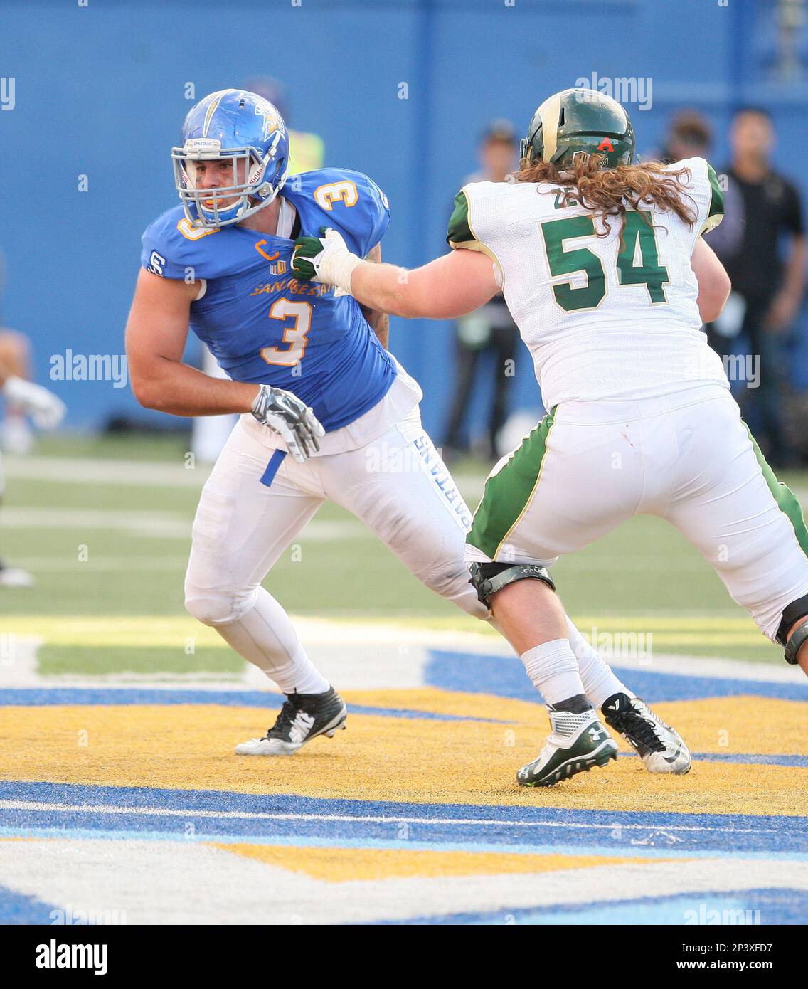 San Jose State Spartans Travis Raciti (3) during a game against the ...
