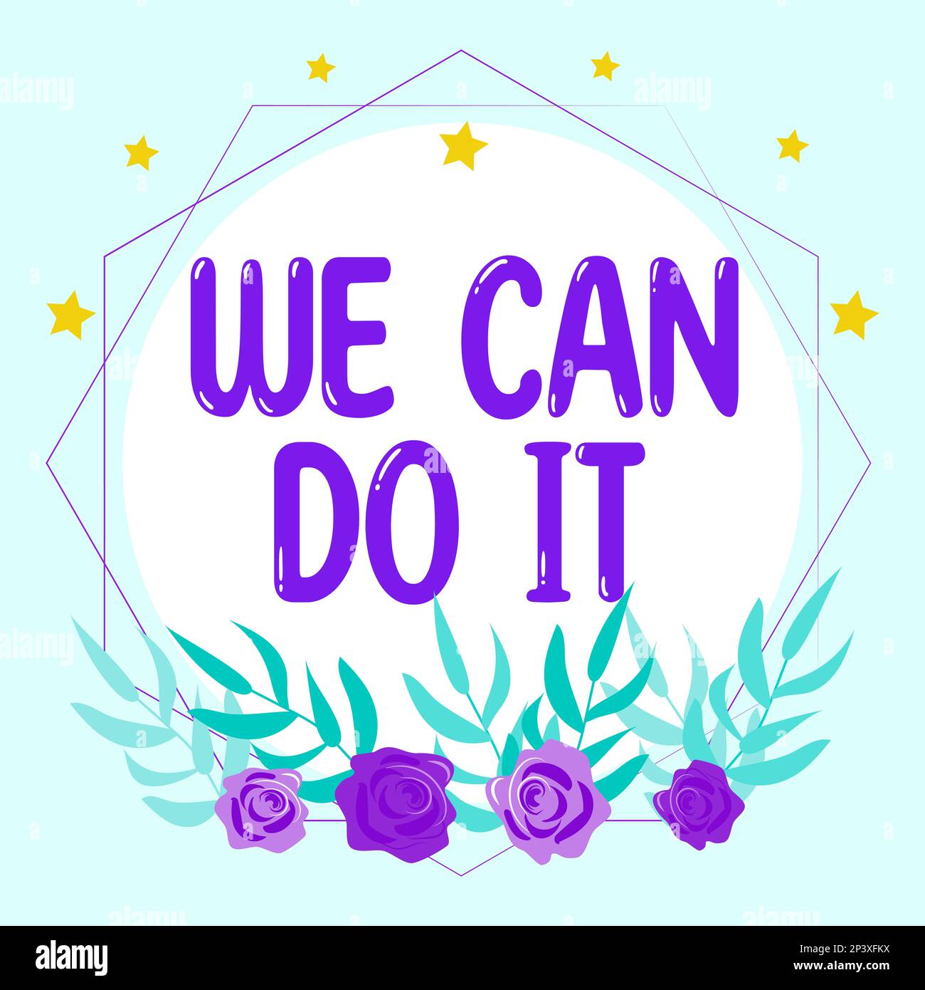 Conceptual display We Can Do It. Business idea see yourself as powerful ...