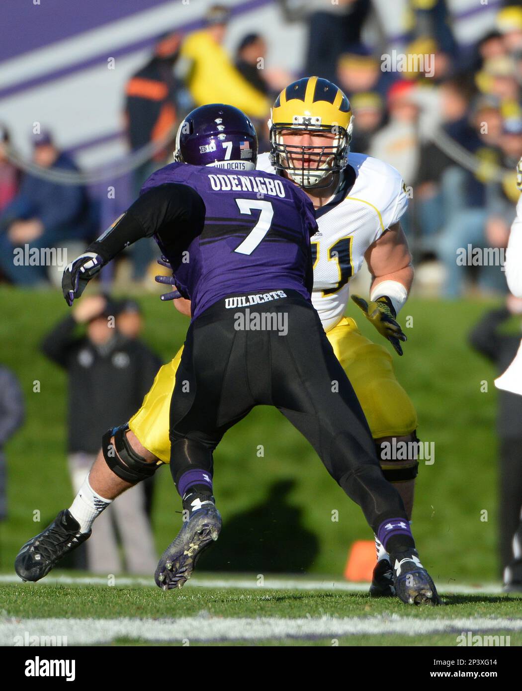Michigan Wolverines Ben Braden (71) during a game against the ...