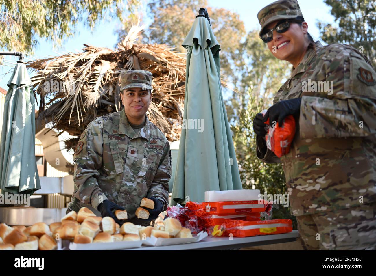 Maj. Tarah Cotton, 39th Comptroller Squadron commander, and Chief ...