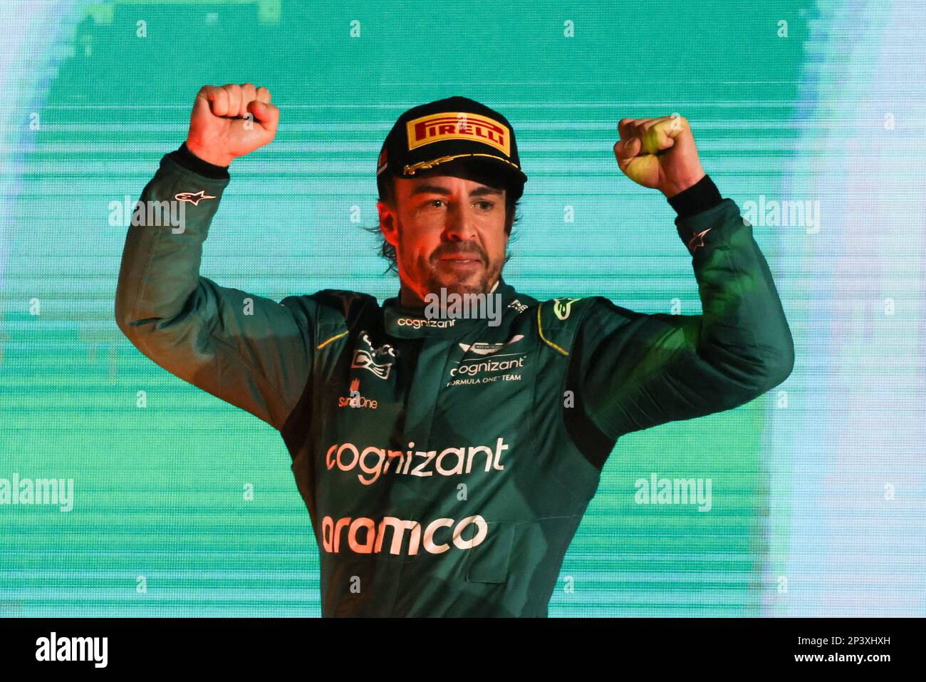 Sakhir, Bahrain. 5th Mar, 2023. FERNANDO ALONSO of Aston Martin ...