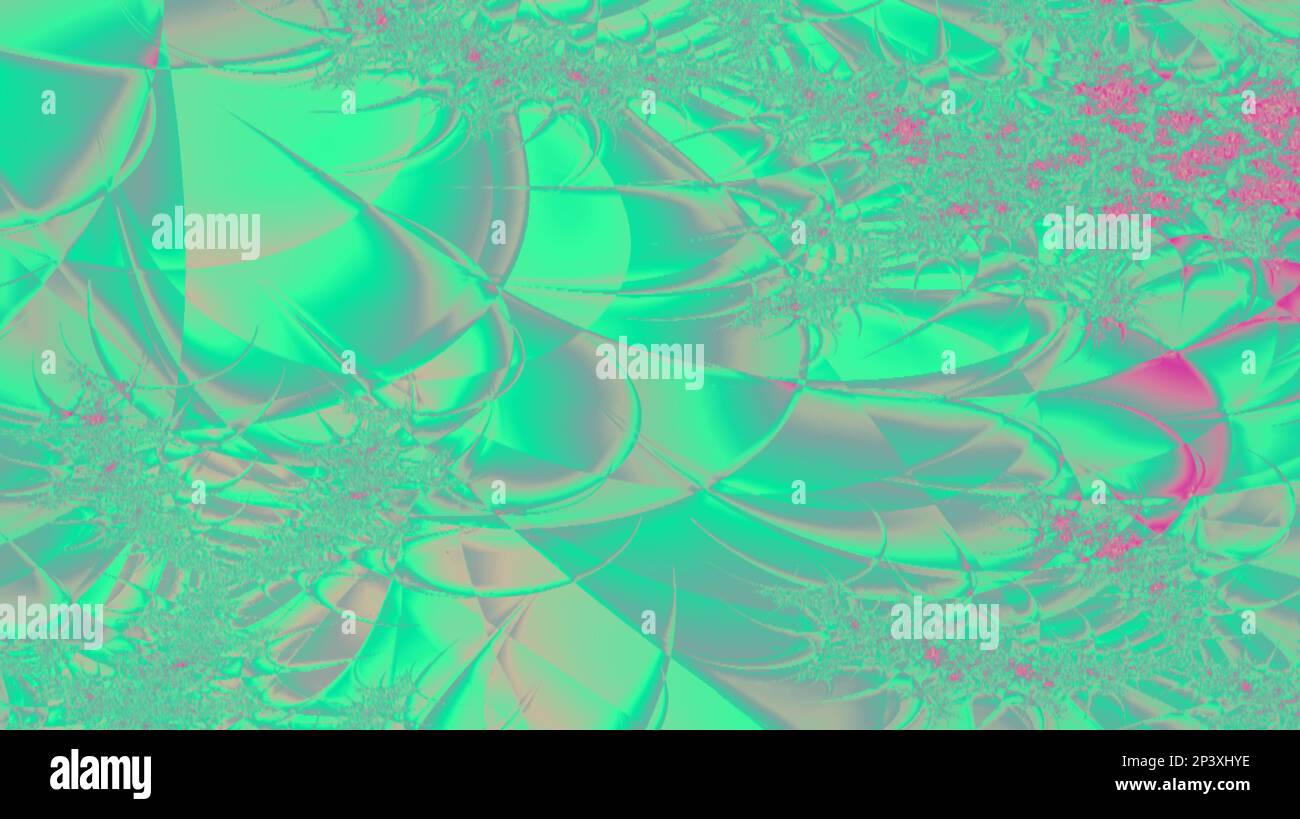 green abstract line drawing, floral decorative illustration, graphic ...