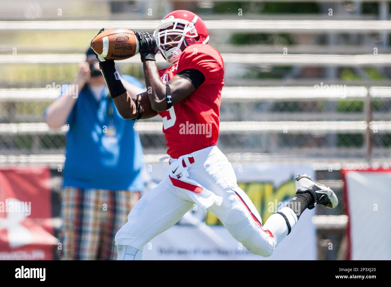 June 14, 2014: Team Ohio wide receiver Marcus Whitfield (3), a Toledo ...