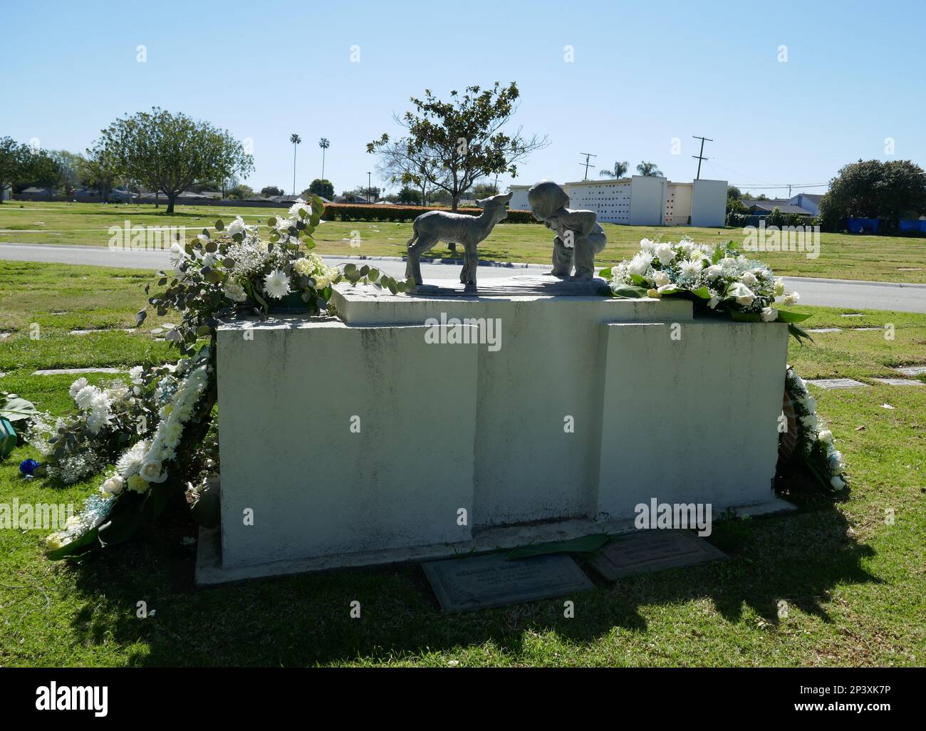 Long Beach, California, USA 2nd March 2023 Forest Lawn Long Beach ...