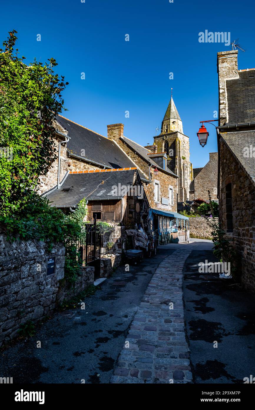 Breton Village Saint Suliac In Department Ille et Vilaine In Brittany ...