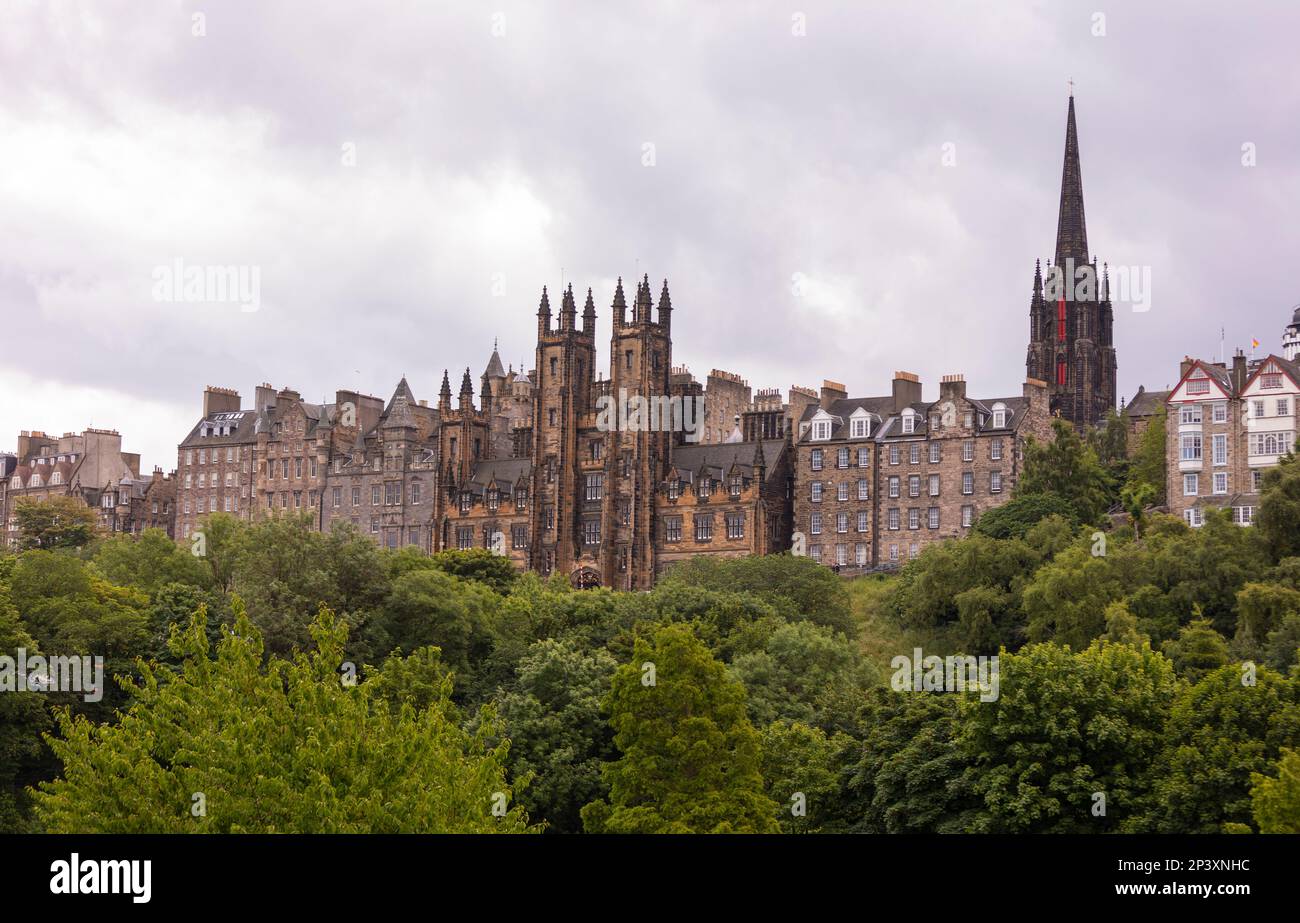 EDINBURGH, SCOTLAND, EUROPE - New College building, University of ...