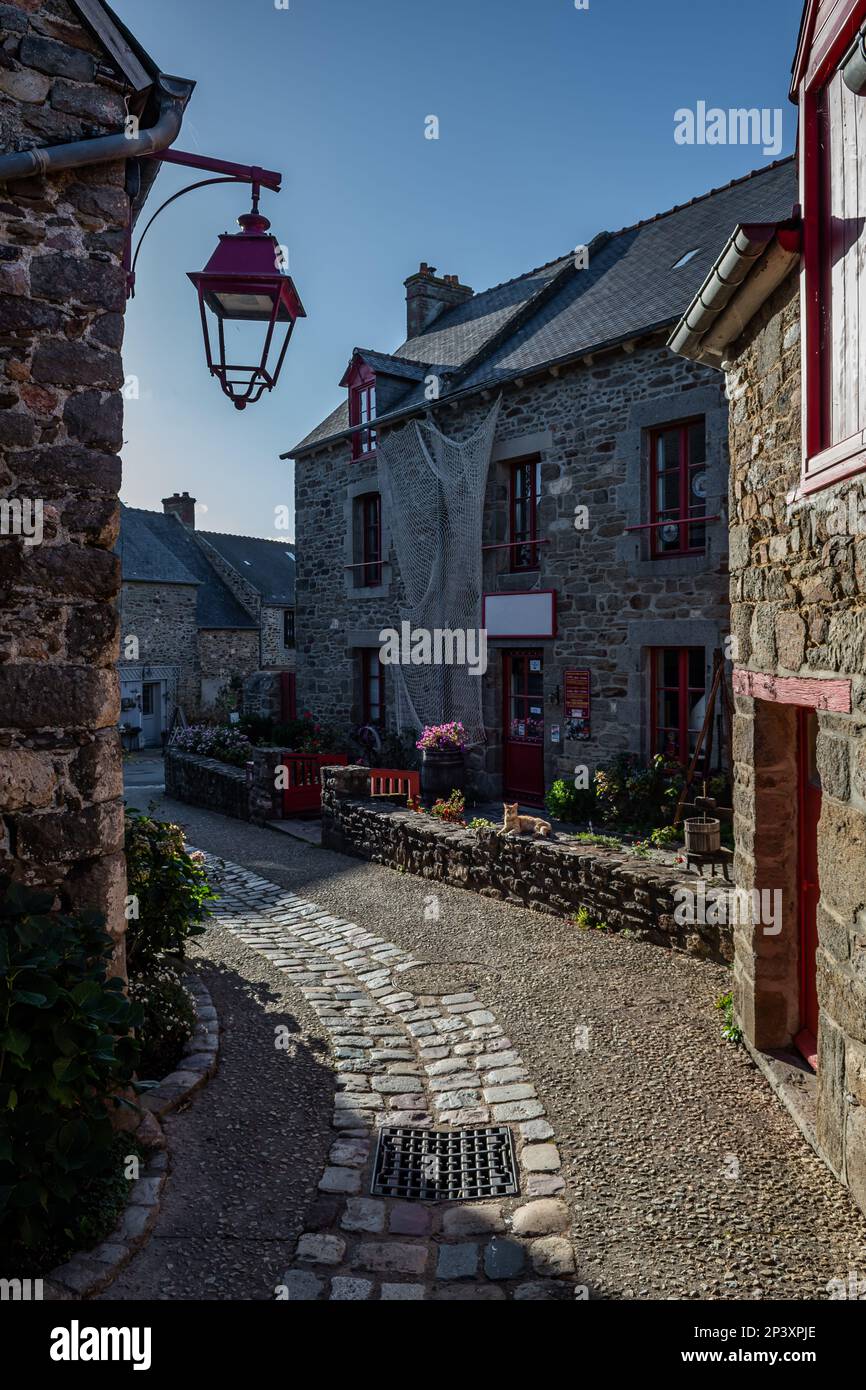 Breton Village Saint Suliac In Department Ille et Vilaine In Brittany ...