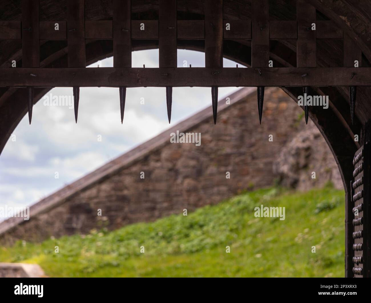 Portcullis edinburgh castle hi-res stock photography and images - Alamy