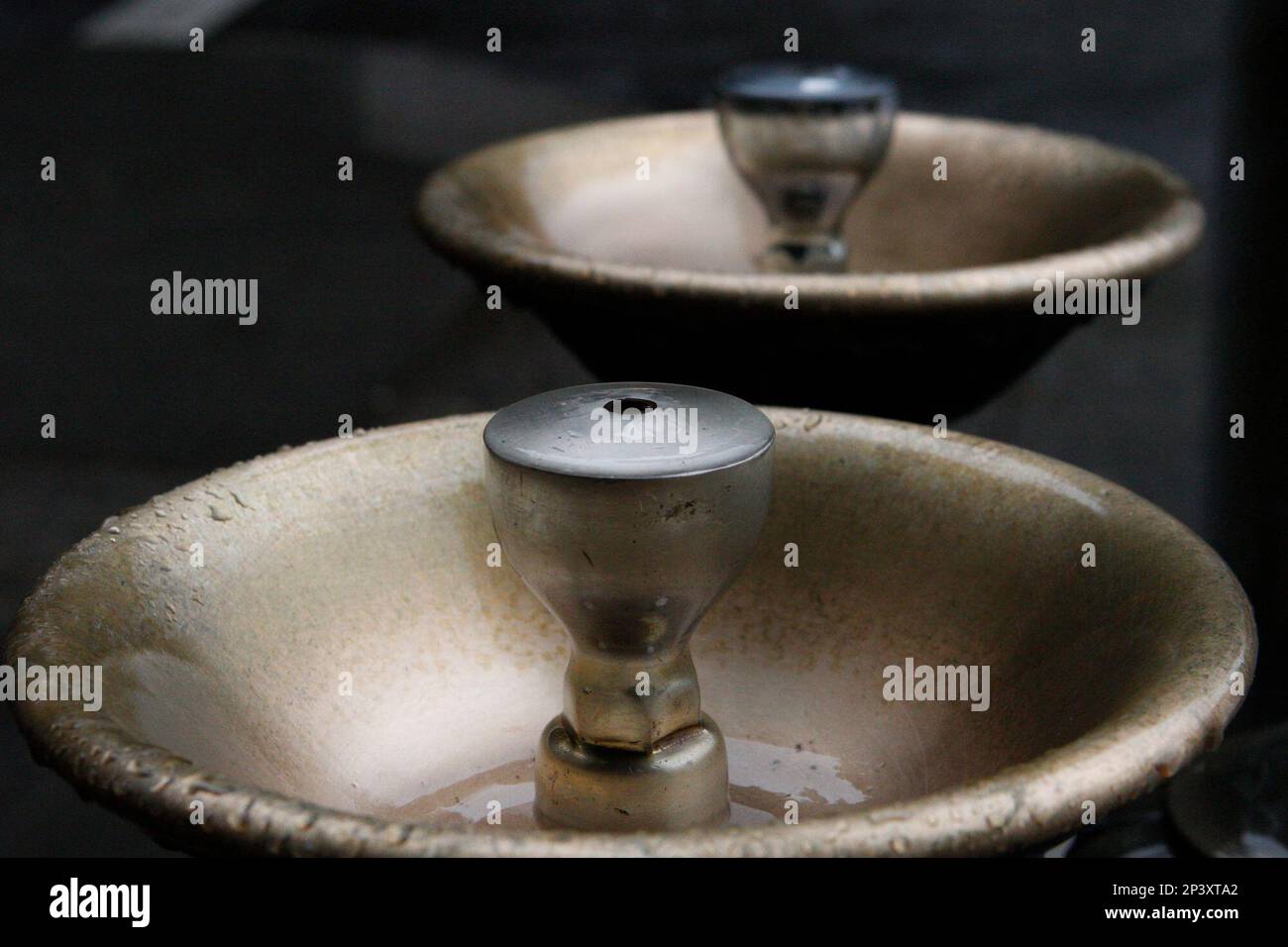 This May 23, 2014 photo shows a Benson Bubbler on the corner of SW ...