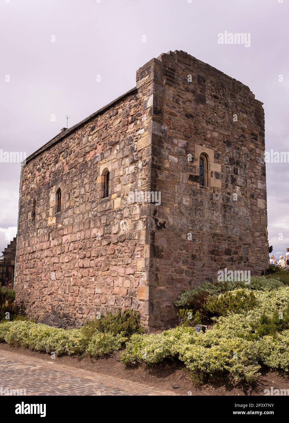 EDINBURGH, SCOTLAND, EUROPE - St Margaret's Chapel, Edinburgh Castle ...
