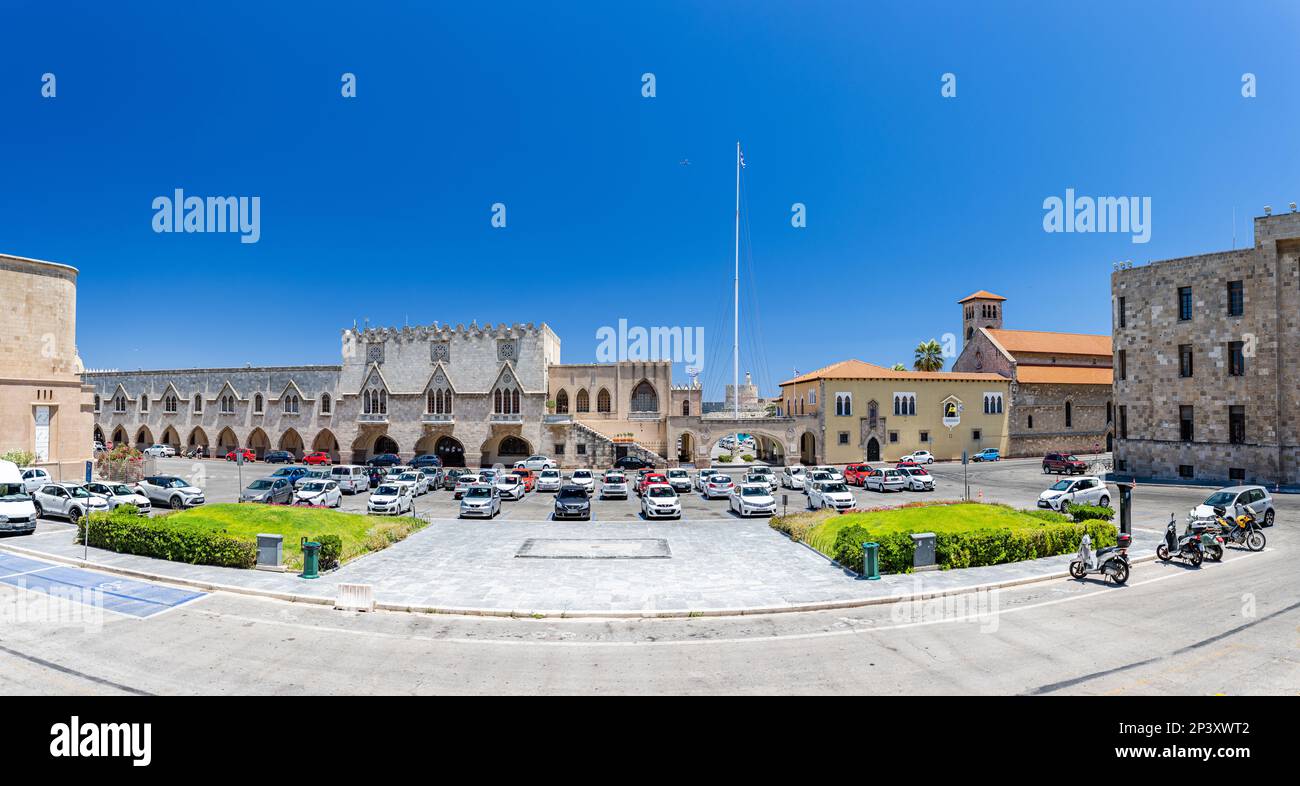 Rhodes, Greece - July 04, 2021: The former Governor's Palace, now used ...
