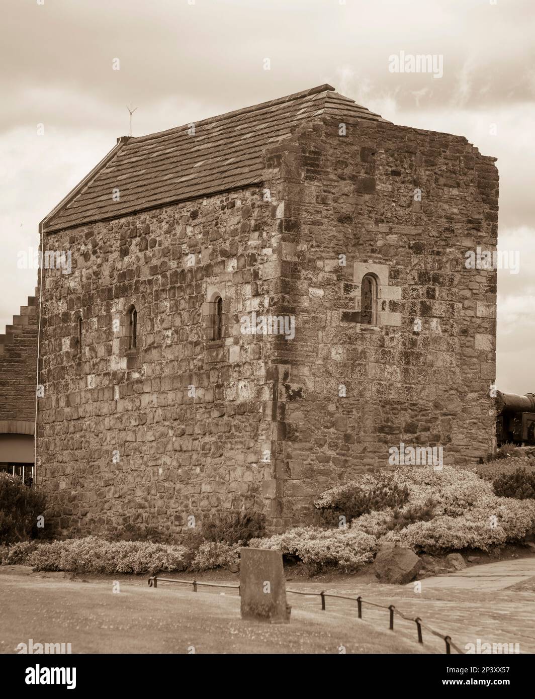 EDINBURGH, SCOTLAND, EUROPE - St Margaret's Chapel, Edinburgh Castle ...