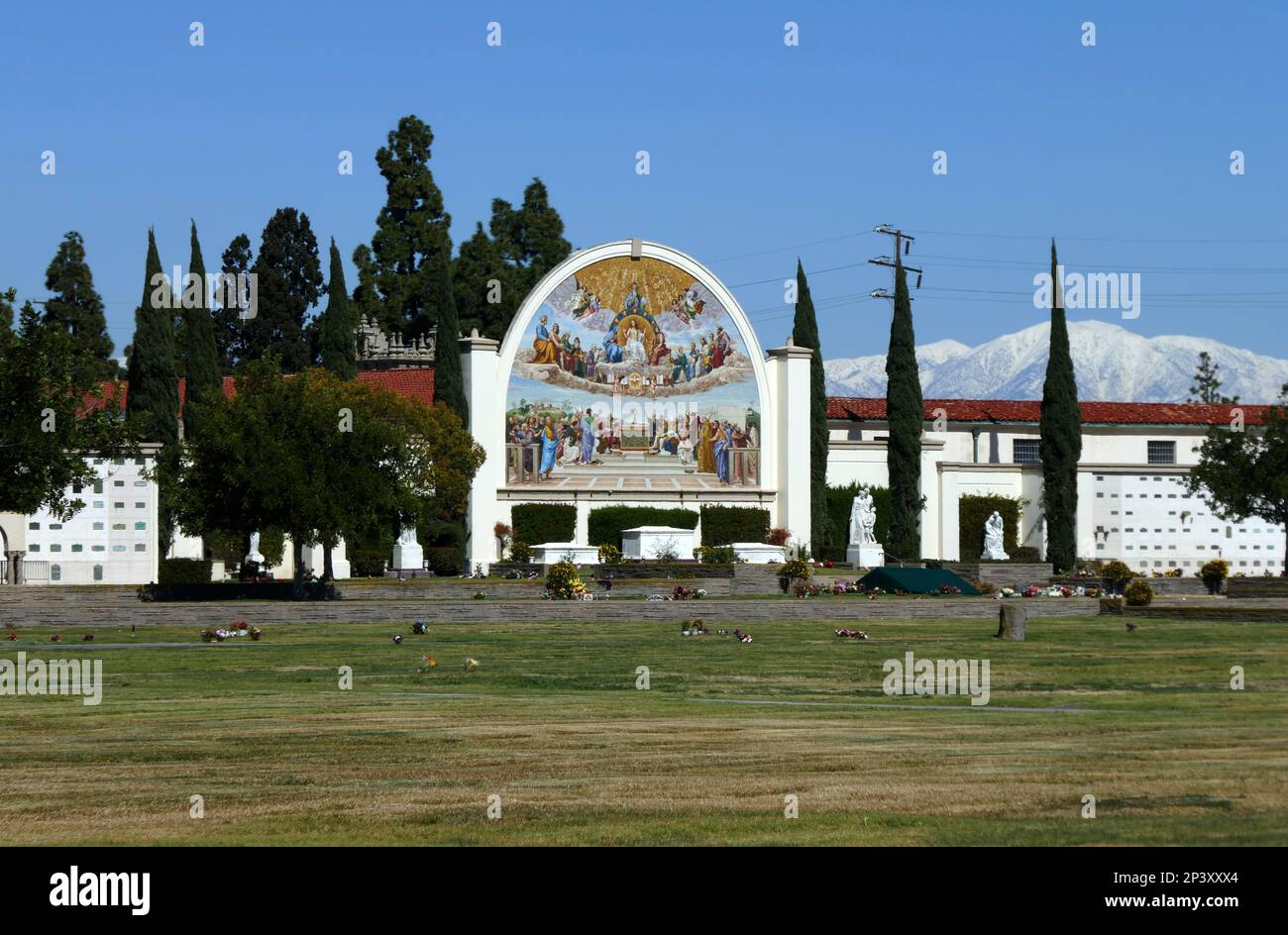 Long Beach, California, USA 2nd March 2023 Forest Lawn Long Beach ...