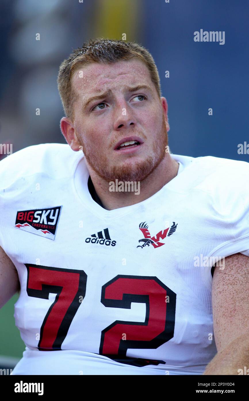 SEP 06, 2014: Eastern Washington's Aaron Neary against Washington ...