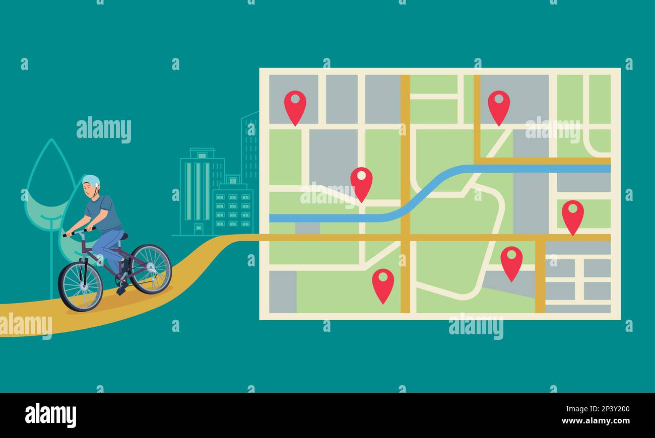 Man map pins hi-res stock photography and images - Alamy