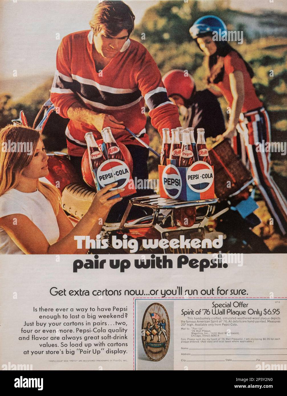 Pepsi advert magazine hi-res stock photography and images - Alamy