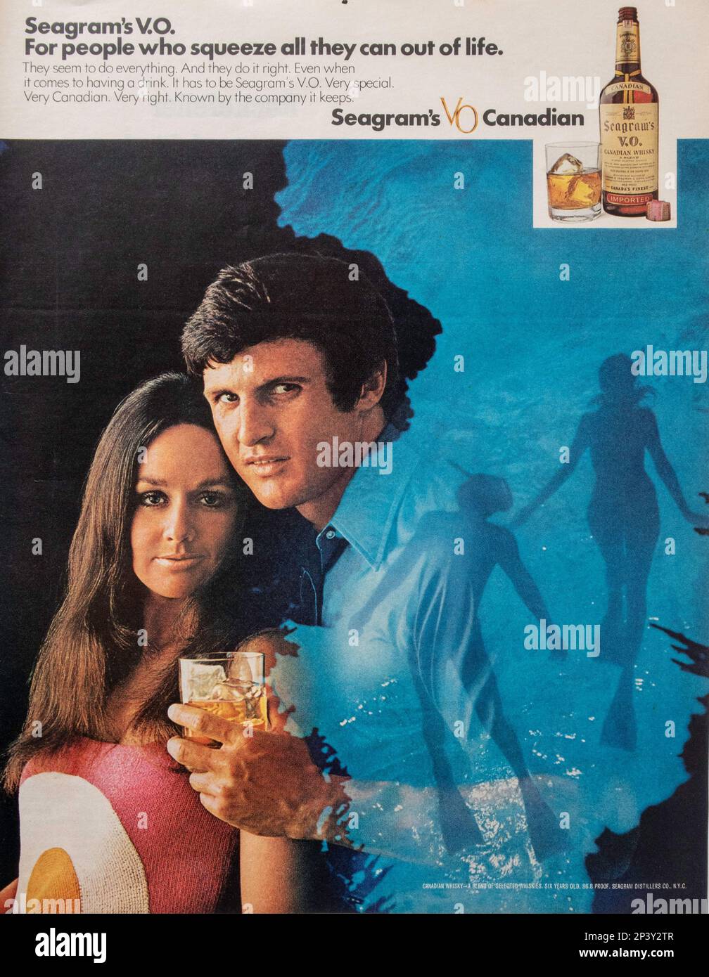 1970s advert woman alcohol hi-res stock photography and images - Alamy