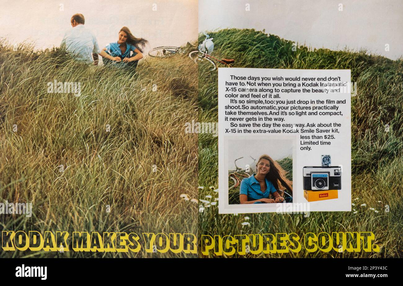 Vintage "Life" magazine 25 June 1971 issue advert, United States Stock ...