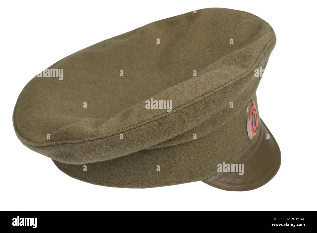 Imperial Russian Army cap isolated on white background Stock Photo - Alamy