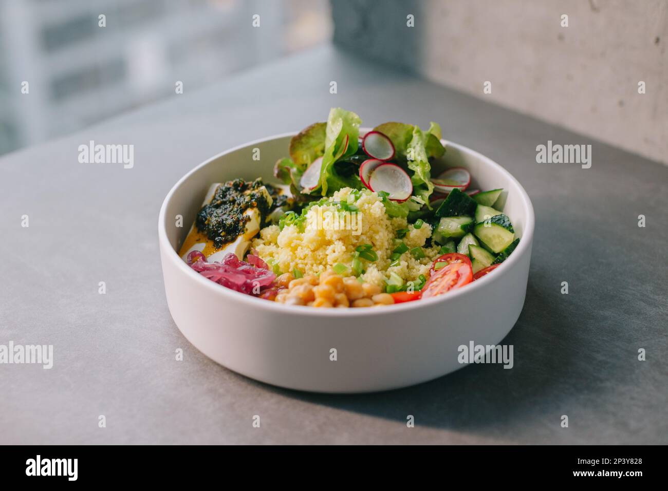 Top view bowl fresh vegetables hi-res stock photography and images - Alamy