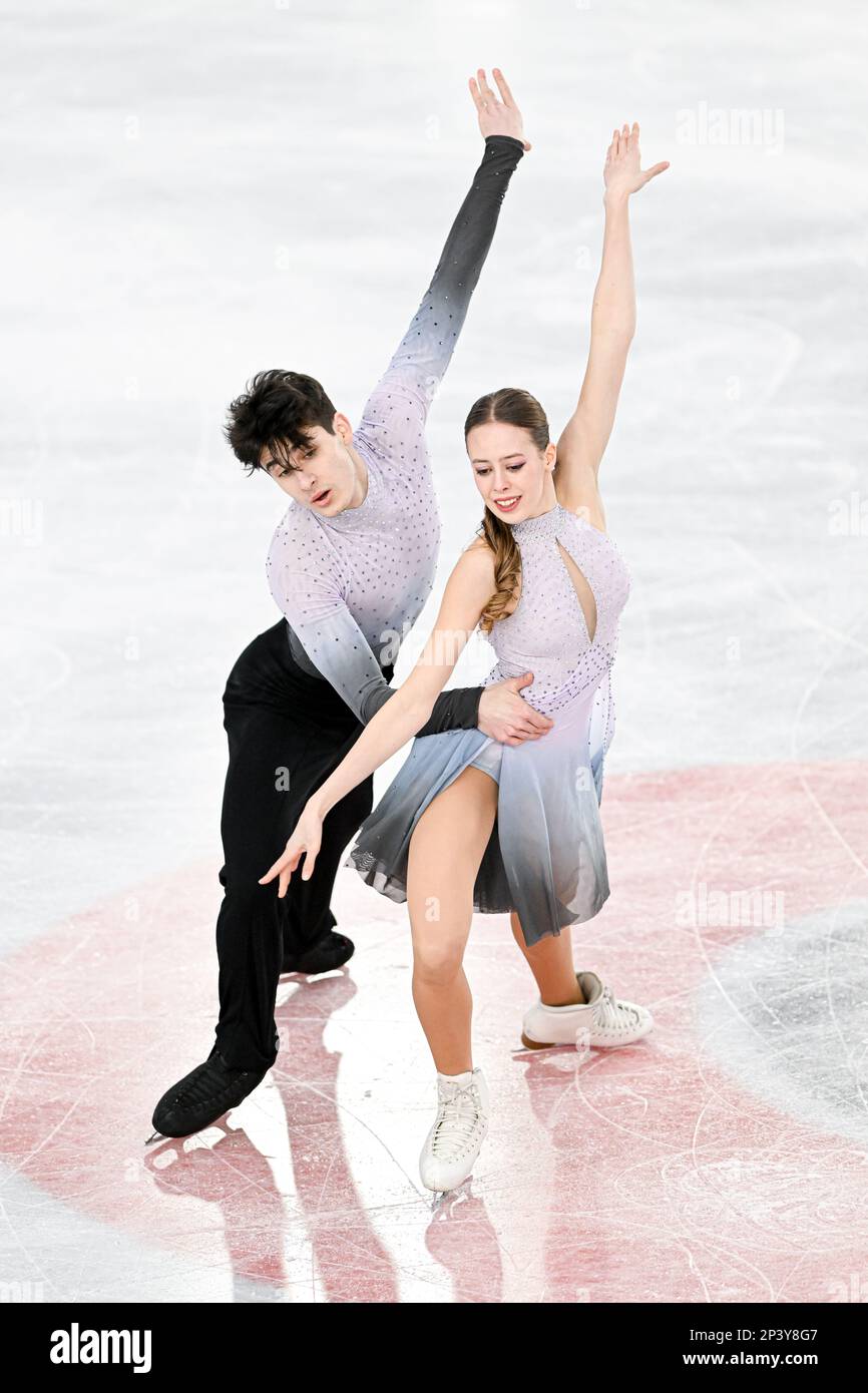 Noemi Maria TALI & Stefano FRASCA (ITA), during Junior Ice Dance Free ...